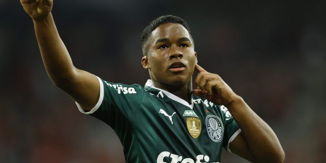 Endrick no Palmeiras em janeiro: pai do jogador já deu o aval